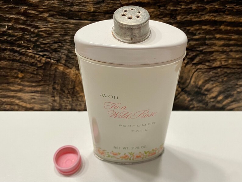 Vintage Pink Powder Perfume Talc to a Wild Rose Scent - Etsy