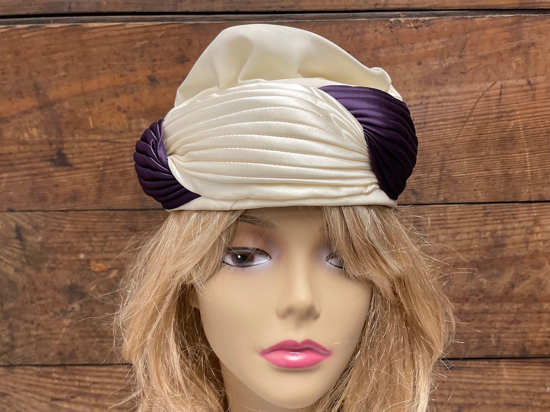 Vintage K&S Holland Satin Hat, Made Especially for KS, Made in England ...
