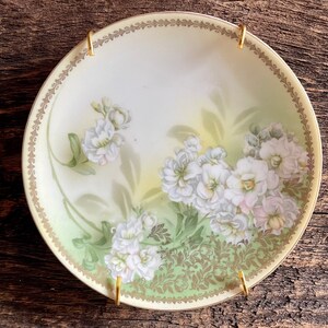 Vintage Set of 6 6 1/2" RS Germany Plates, Six Yellow Floral Porcelain ...