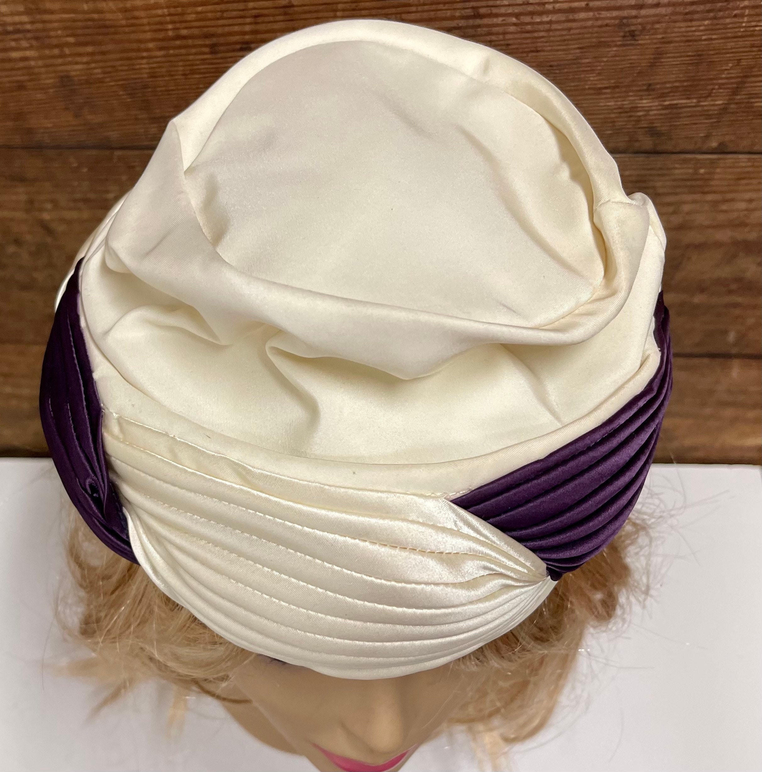 Vintage K&S Holland Satin Hat, Made Especially for KS, Made in England ...