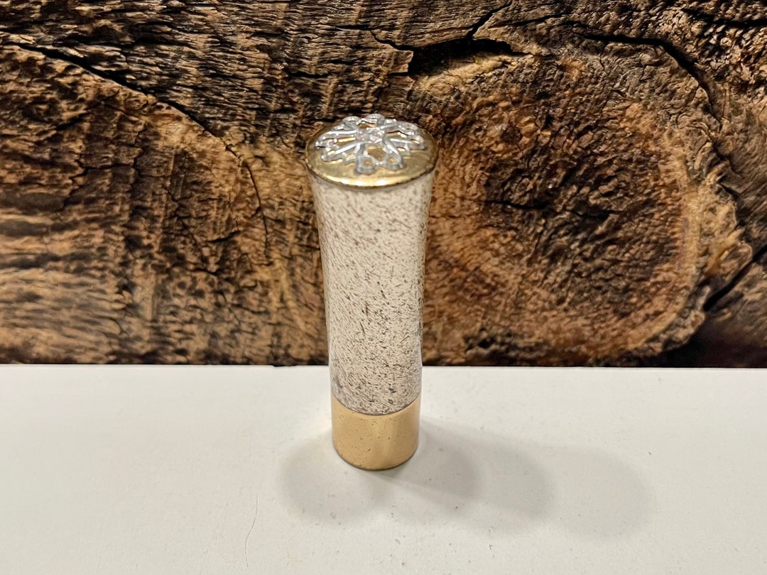 Vintage Lipstick, Ripe Cherry Lipstick, Silver and Gold Metal Lipstick ...