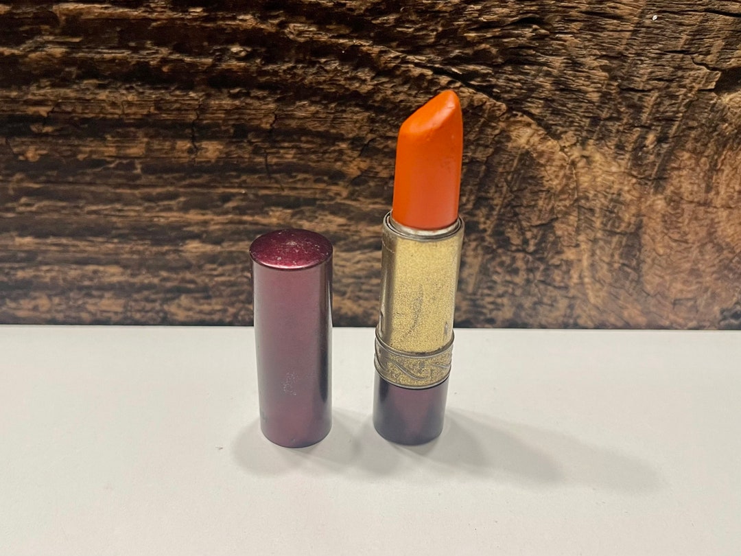 Vintage Avon Ripe Cherry Lipstick, Brown & Gold Tone - 1980s Vanity ...