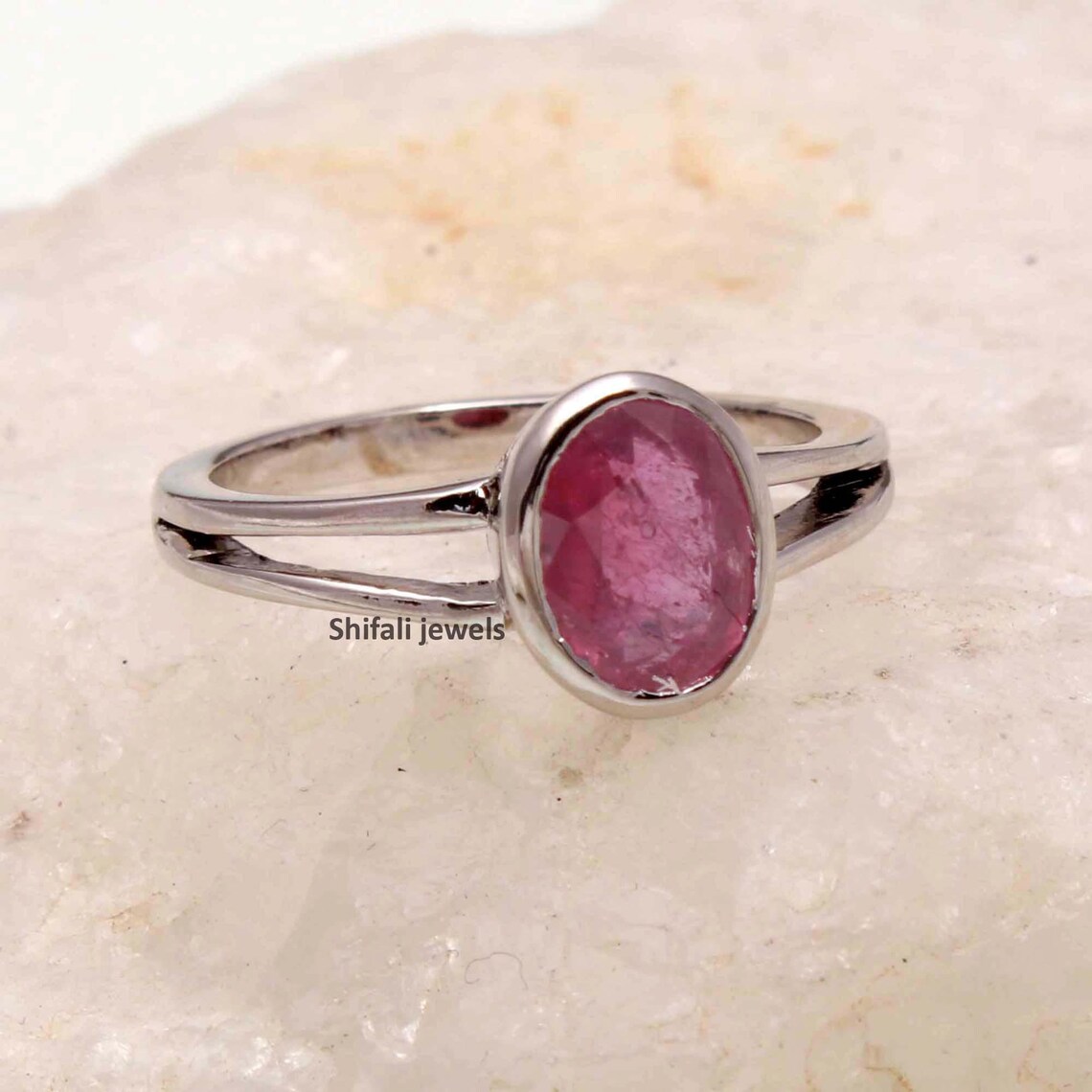Natural Ruby Ring /ruby Cut Stone/ Real Ruby Ring /925 Steling - Etsy