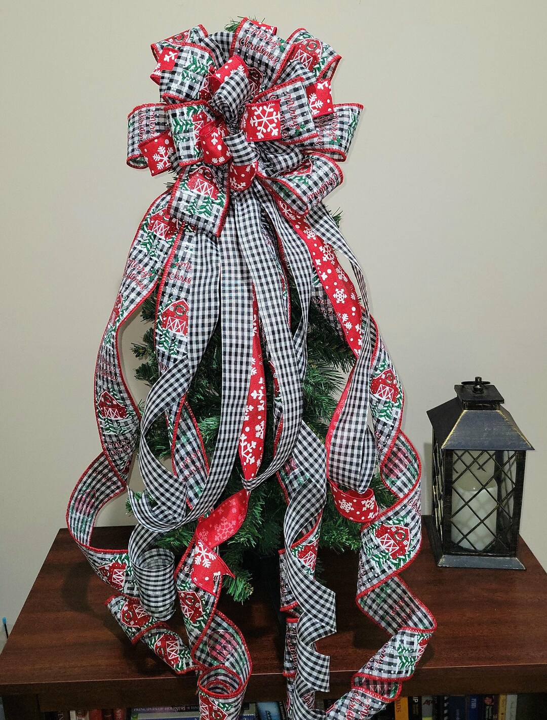 Christmas Tree Toppers, Country Farmhouse Christmas Tree Topper ...