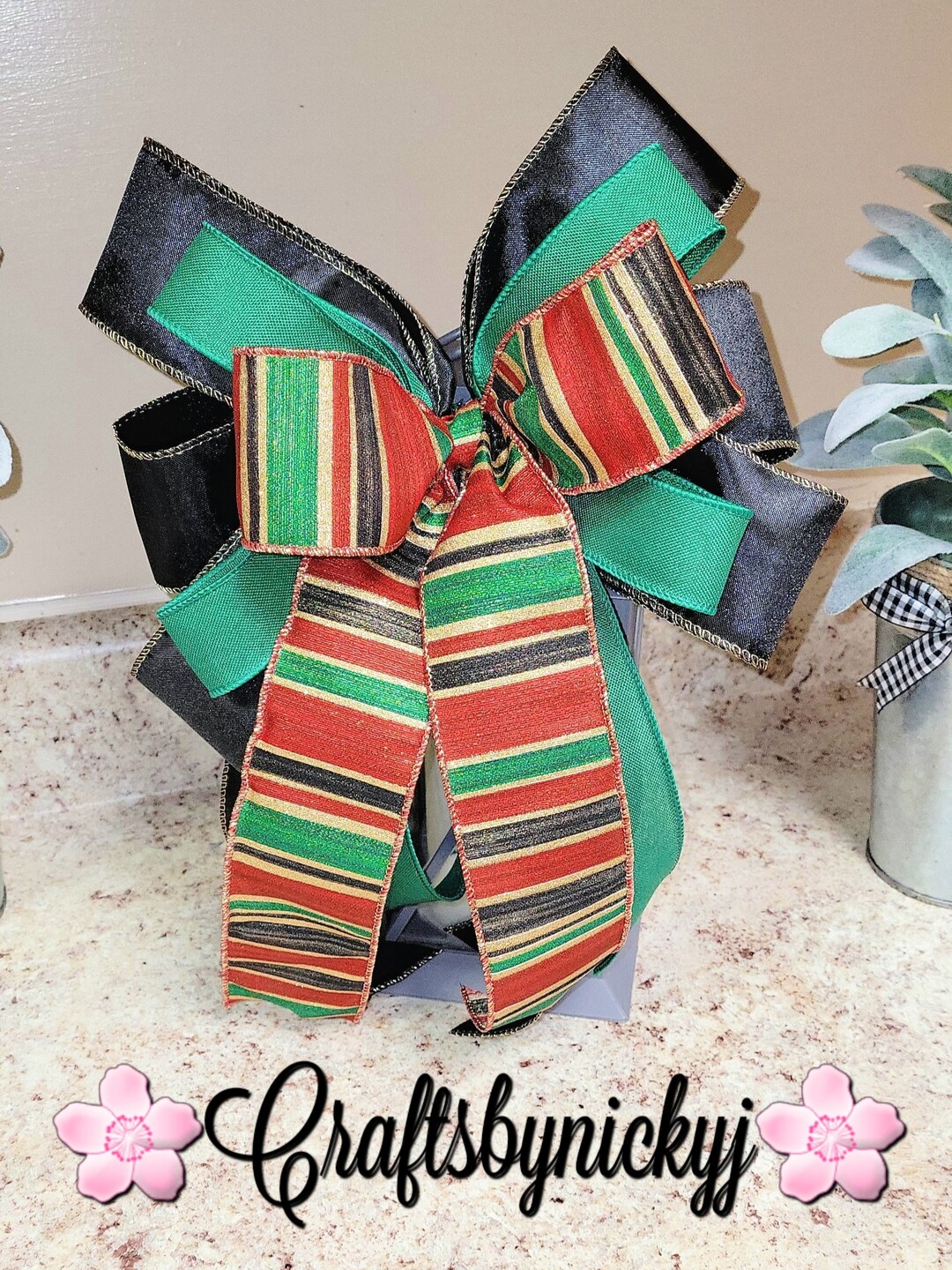Black History Decorations, Black History Month Bow, Kwanzaa Bow ...