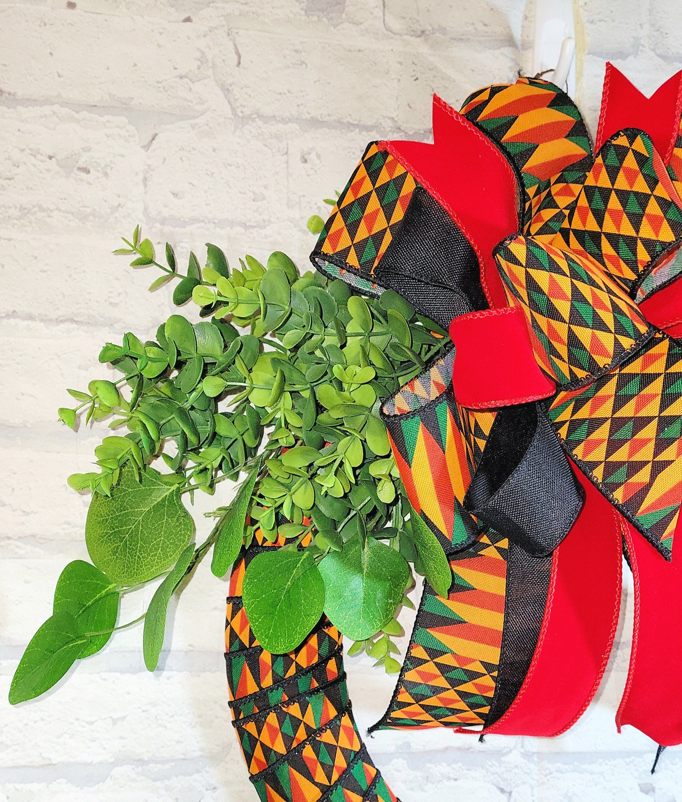 Black History Month Wreath for Front Door Afrocentric Wreath - Etsy