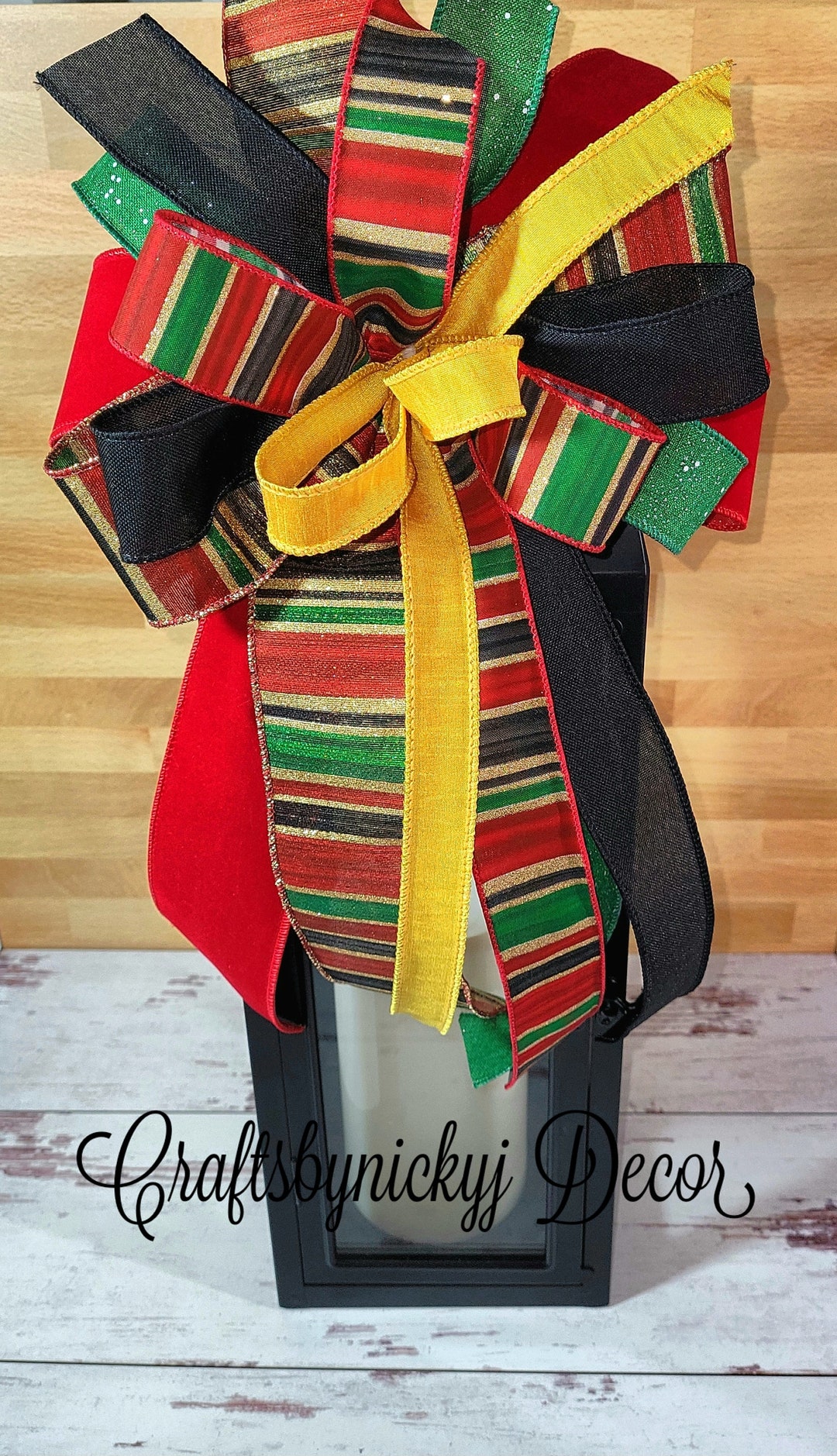 Juneteenth Lantern Bow: Black History Month Decor - Etsy