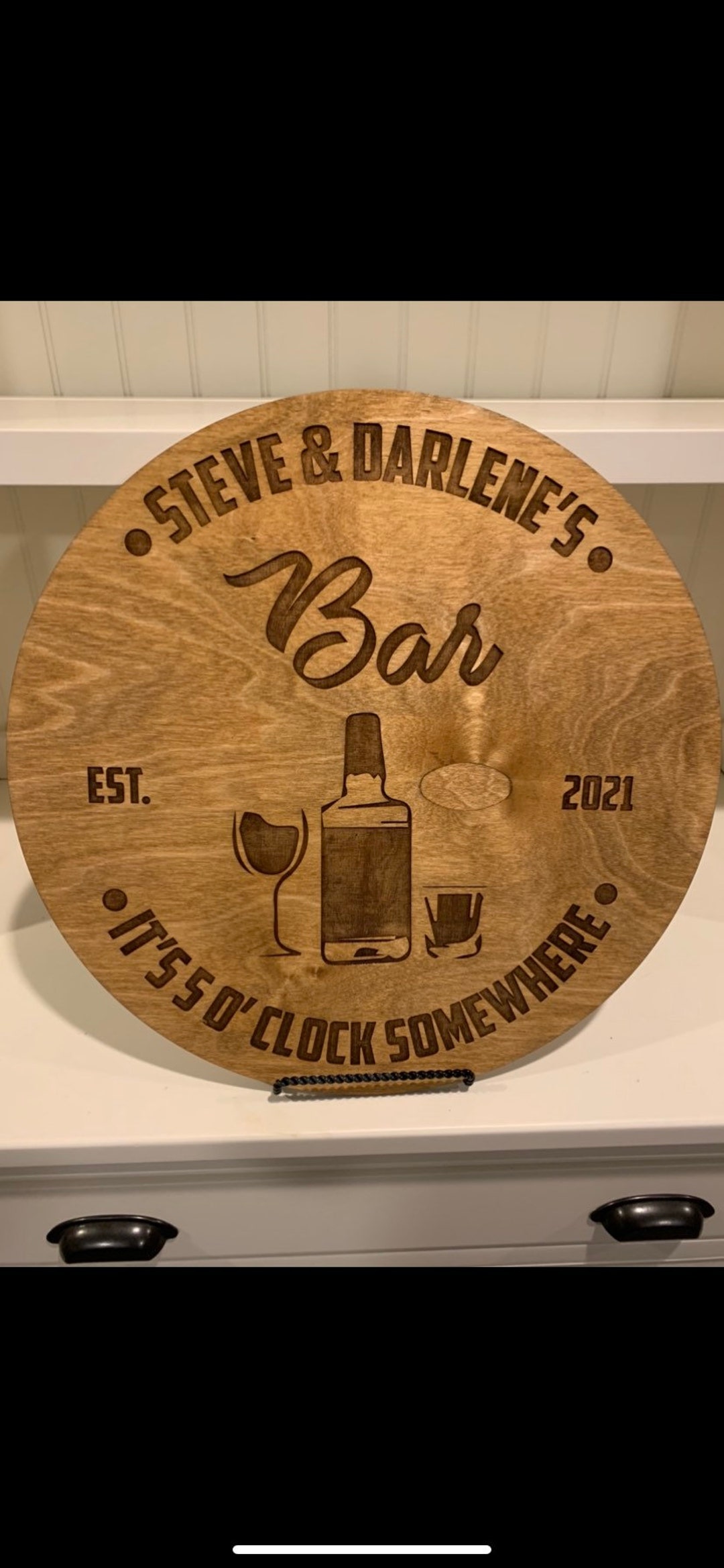 Custom 18 Wooden Laser Engraved Bar Sign / Wall Hanging - Etsy