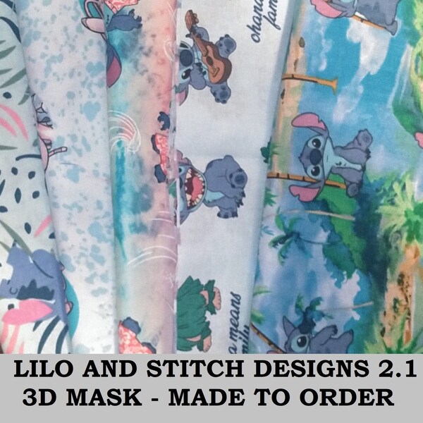 Stitch Face Mask - Etsy