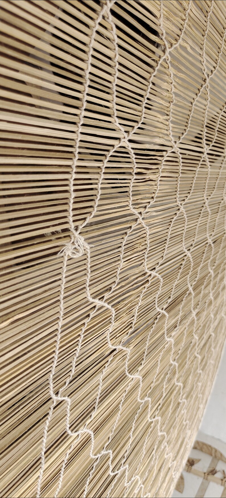 Cross Thread Design Chick Blind Shade Window Curtain (GILAS PATTERN or ...