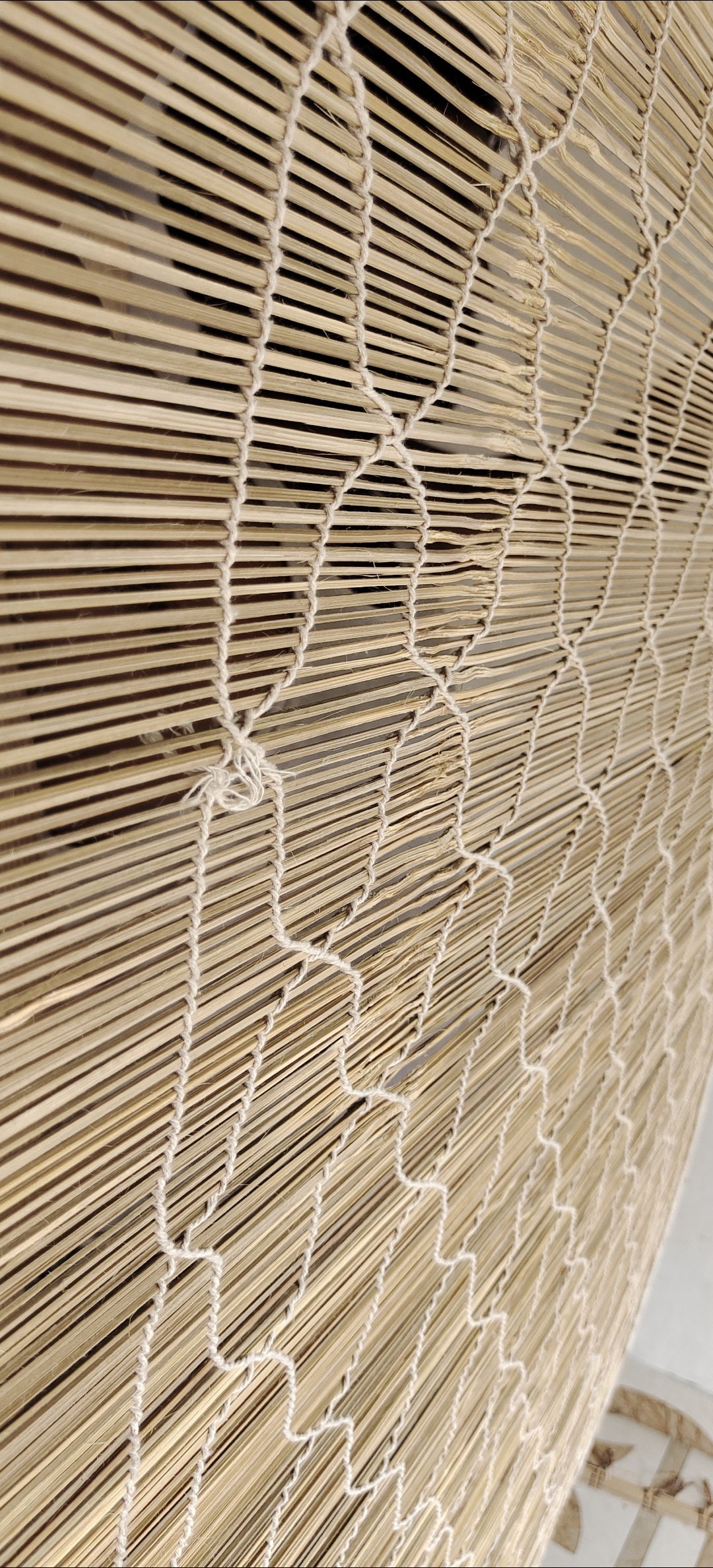 Cross Thread Design Chick Blind Shade Window Curtain (GILAS PATTERN or ...