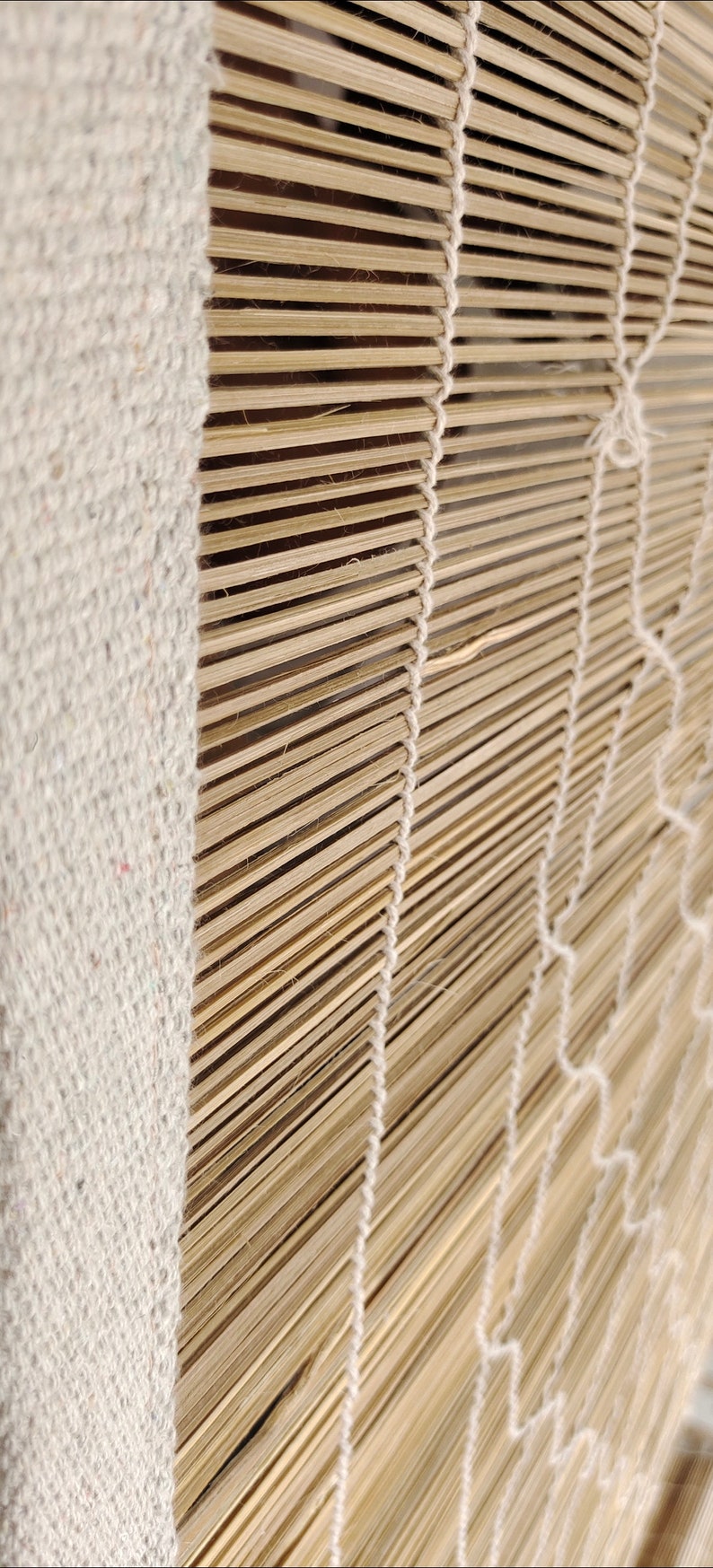 Cross Thread Design Chick Blind Shade Window Curtain (GILAS PATTERN or ...