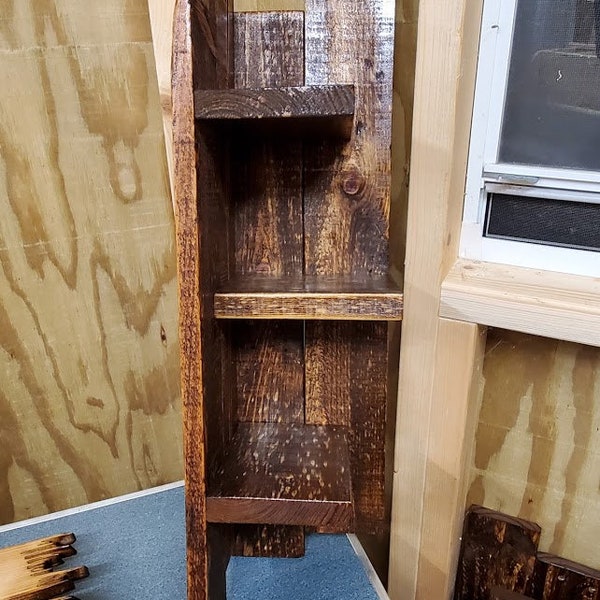 Rustic Corner Shelf - Etsy