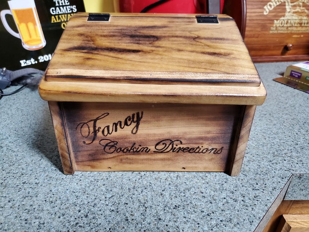 Recipe Box 6x8x6 - Etsy