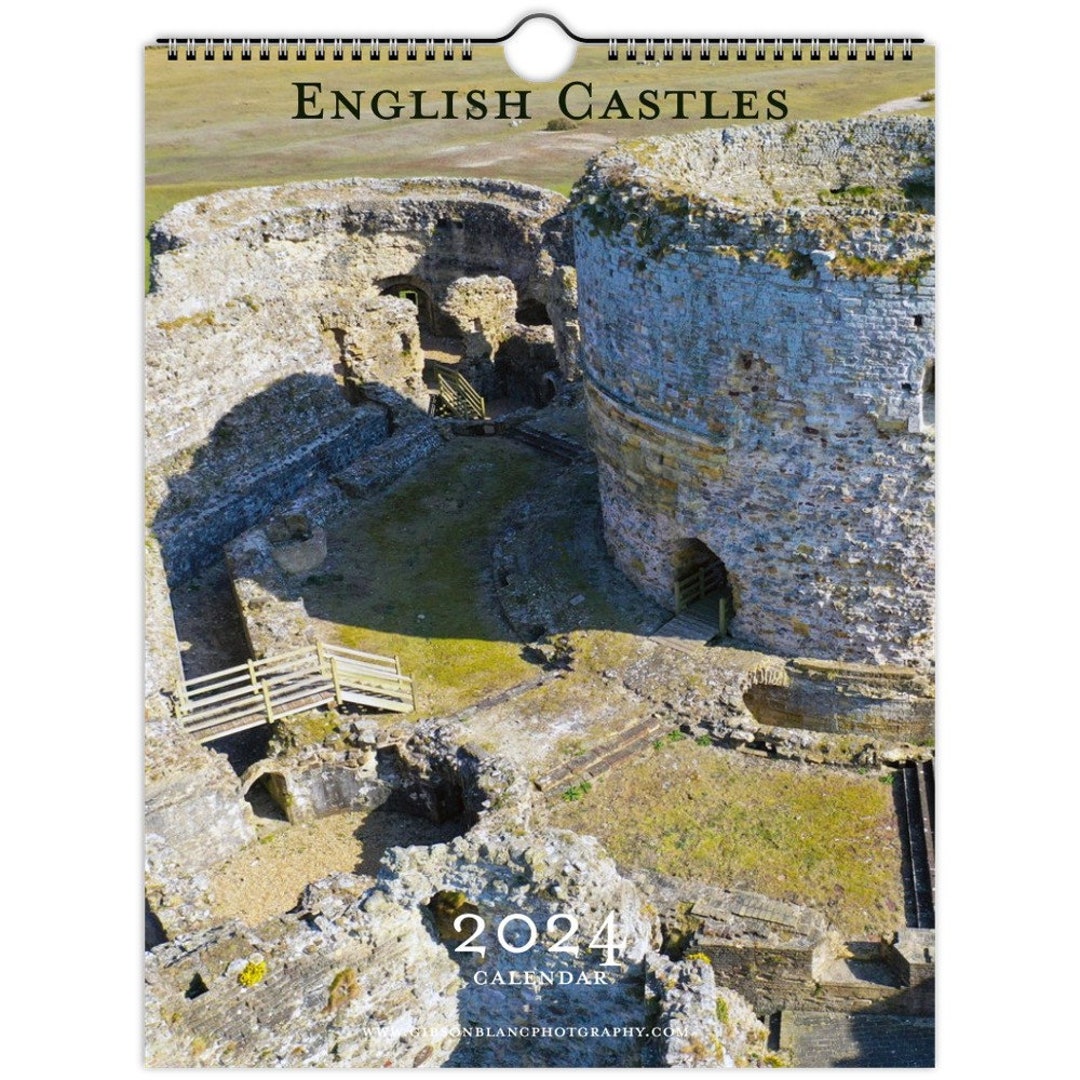 English Castles, 2024 Calendar by Gibson Blanc US & Canada Delivery ...