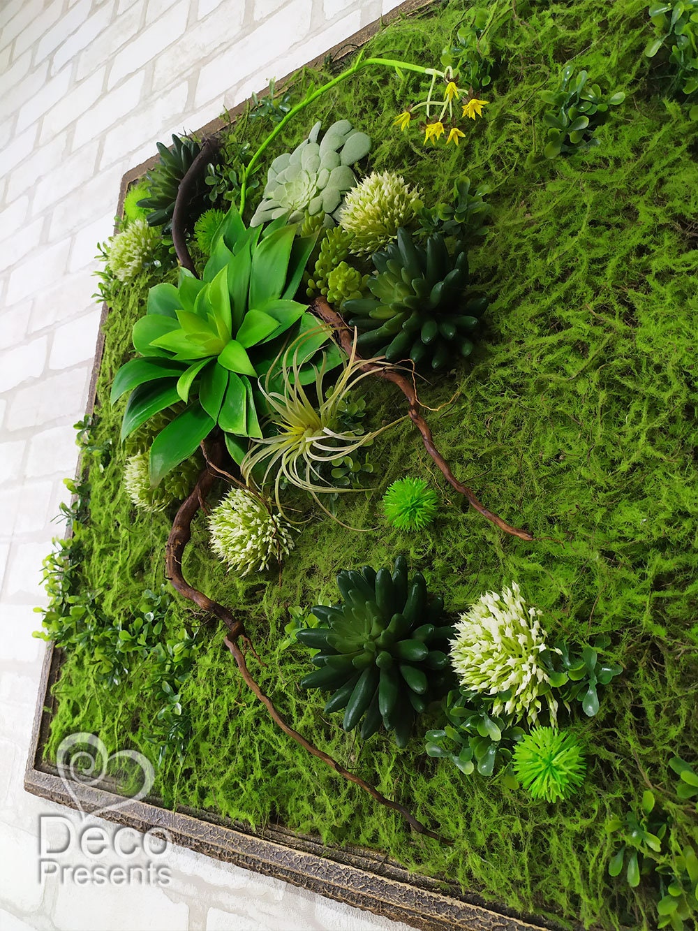 Artificial Moss Wall Art Decor, Artificial Plant Wall Panel - Etsy