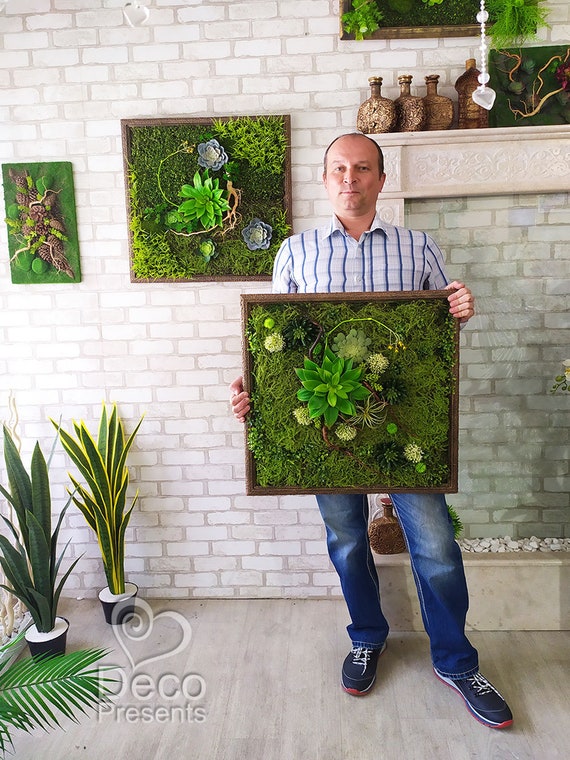 Artificial Moss Wall