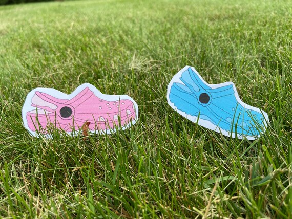 Croc Stickers blue or Pink - Etsy