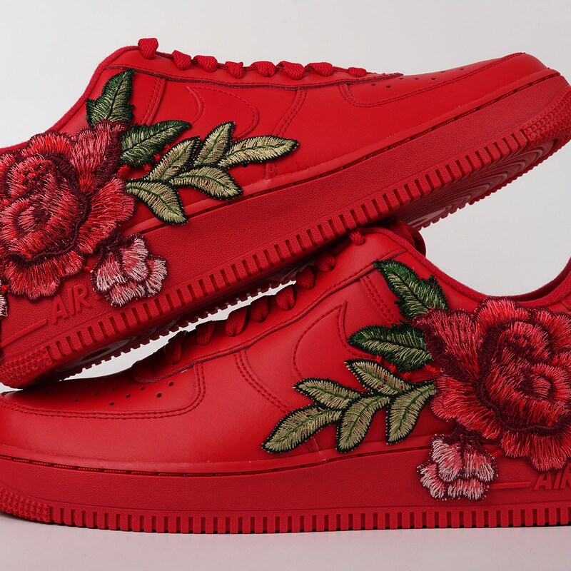 Red Bottom Air Force 1 - Etsy