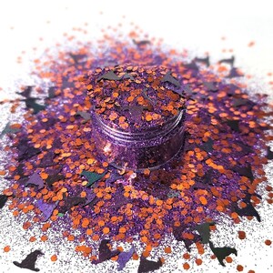 Custom Halloween Mix - Halloween Glitter - Witches Hats - Black ...