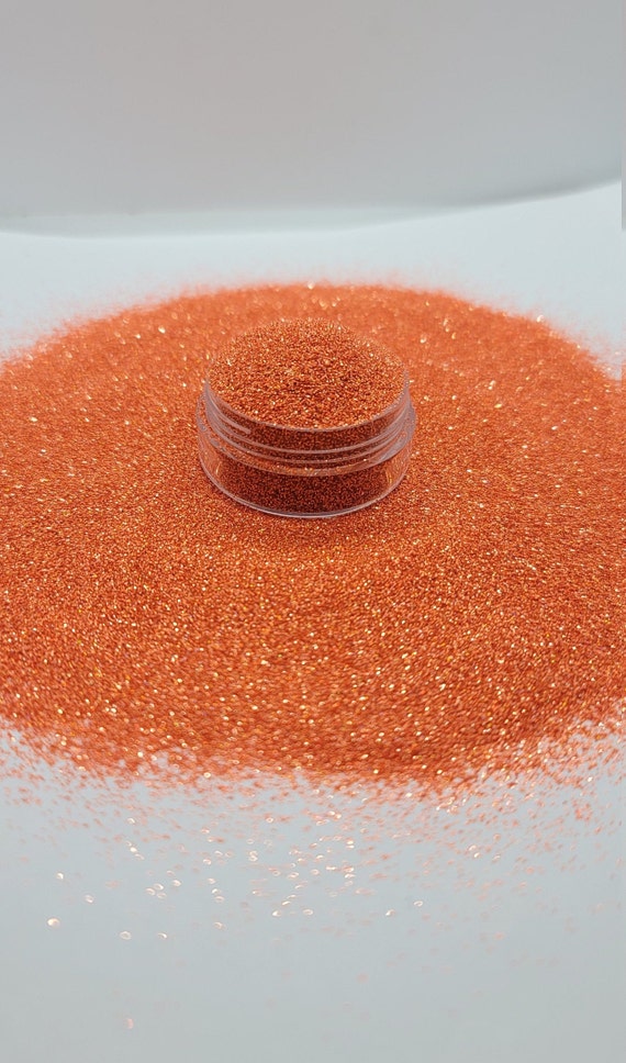 Fine Metallic Peach Glitter Fine Peach Glitter Polyester | Etsy