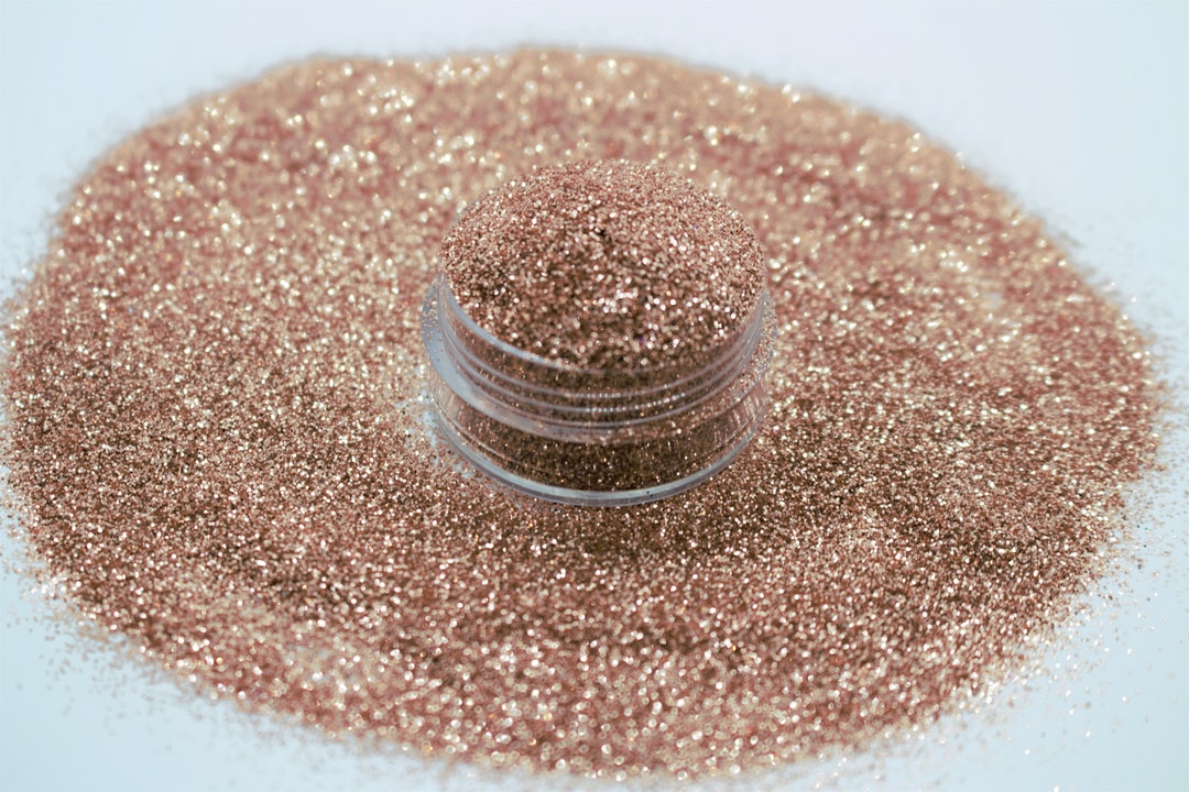 Metallic Rose Gold Glitter - Fine Glitter - Rose Gold - Rose Gold ...
