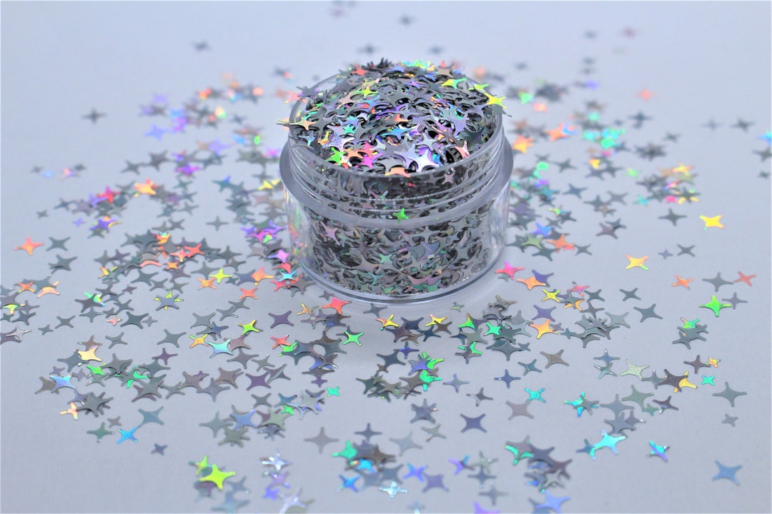 Holographic Star Shape Glitter - Star Glitter - Star Shape Glitter ...