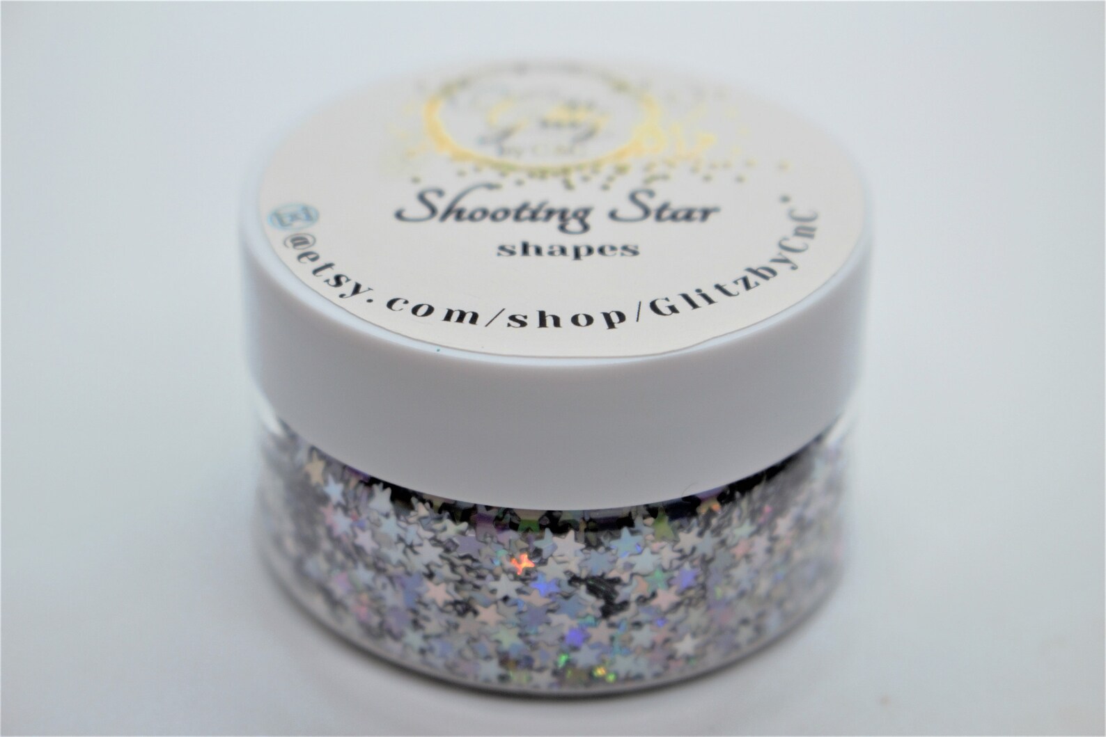 Holographic Star Shape Glitter Star Glitter Star Shape | Etsy