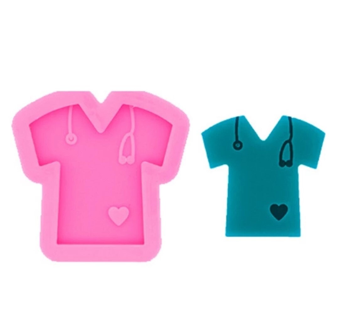Mini Silicone Scrub Top Mold for Badges Pop Sockets Nurse - Etsy