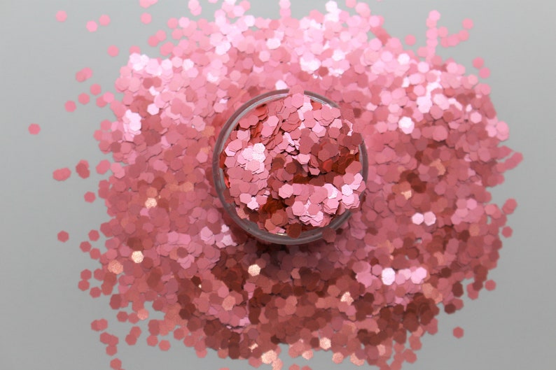 Pink Glitter Chunky Pink Glitter Polyester Pink Glitter - Etsy