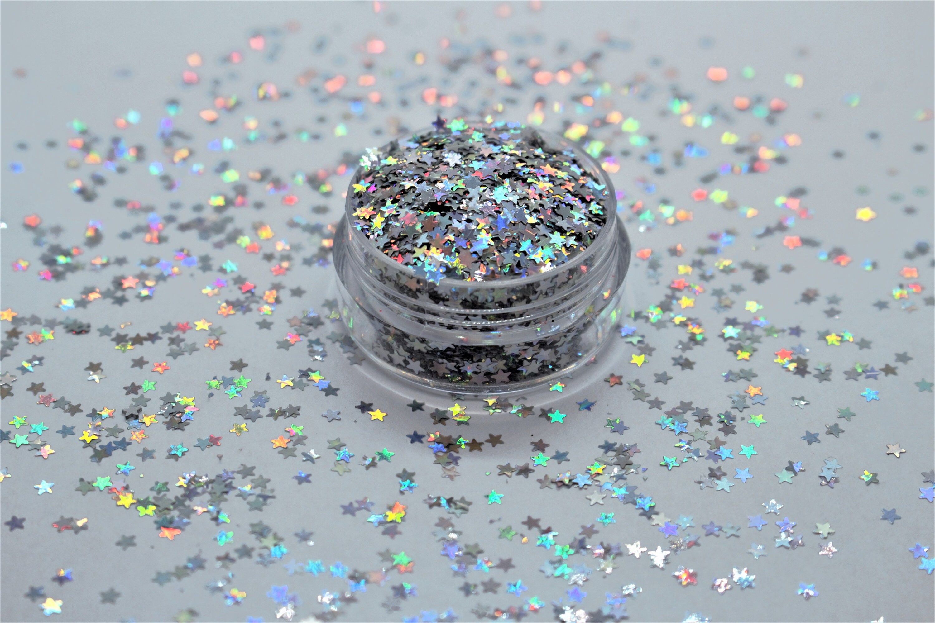 Holographic Star Shape Glitter Star Glitter Star Shape | Etsy
