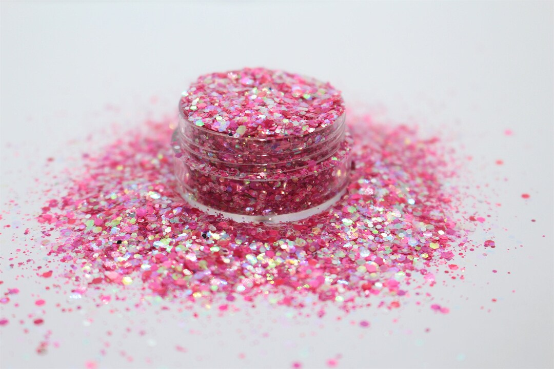 Pink Mix Glitter - Pink Glitter - Polyester Pink - Crafting Glitter ...