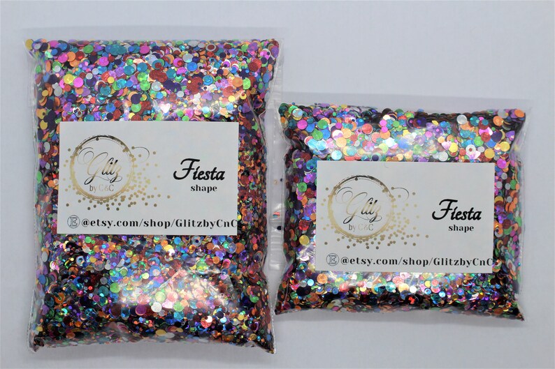 Multicolored Laser Glitter Multicolor Glitter Colourful - Etsy
