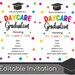 Editable Daycare Graduation Invitation, Daycare Printables, Daycare ...
