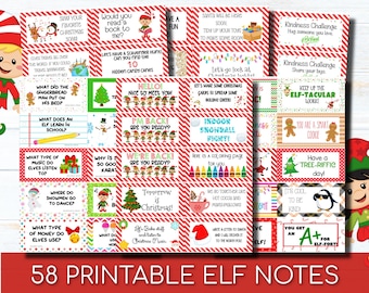 Printable Elf Notes - Etsy