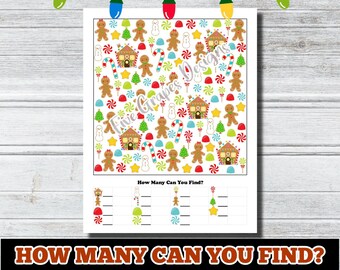 Gingerbread Party Games | Etsy