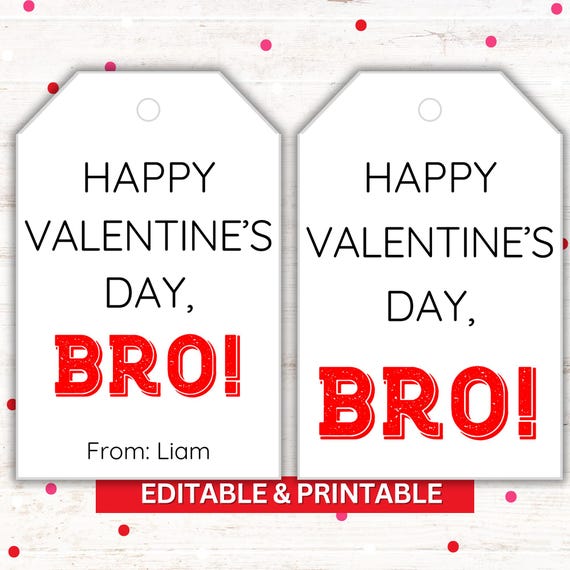 Brother Gif Happy Valentines Day Brother Heart Love SVG PNG Digital ...