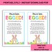 You've Been Egged Printable Instant Download PDF Easter Egg Hunt Signs ...