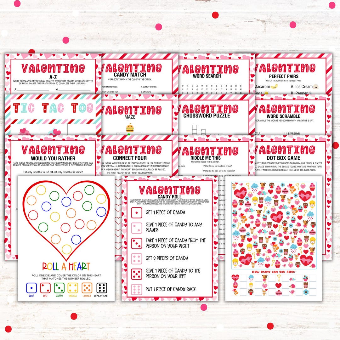 Valentines Games | Fun Valentine Games and Activities for Kids ...