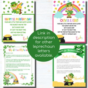 Editable Leprechaun Letter, Letter From the Leprechaun, Personalized St ...