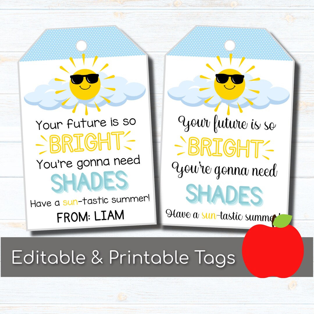 Future so Bright You're Gonna Need Shades Last Day of - Etsy