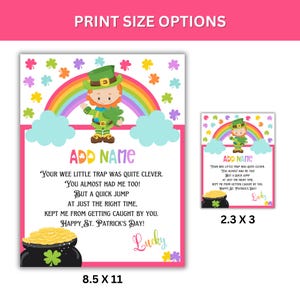Personalized Leprechaun Letter | Custom St. Patrick’s Day Note ...