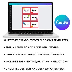 Printable Sight Words | Editable in Canva | Instant Download PDF - Etsy