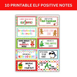 Printable 60 Elf Note Set | Fun & Easy Elf Prop Notes | Instant ...
