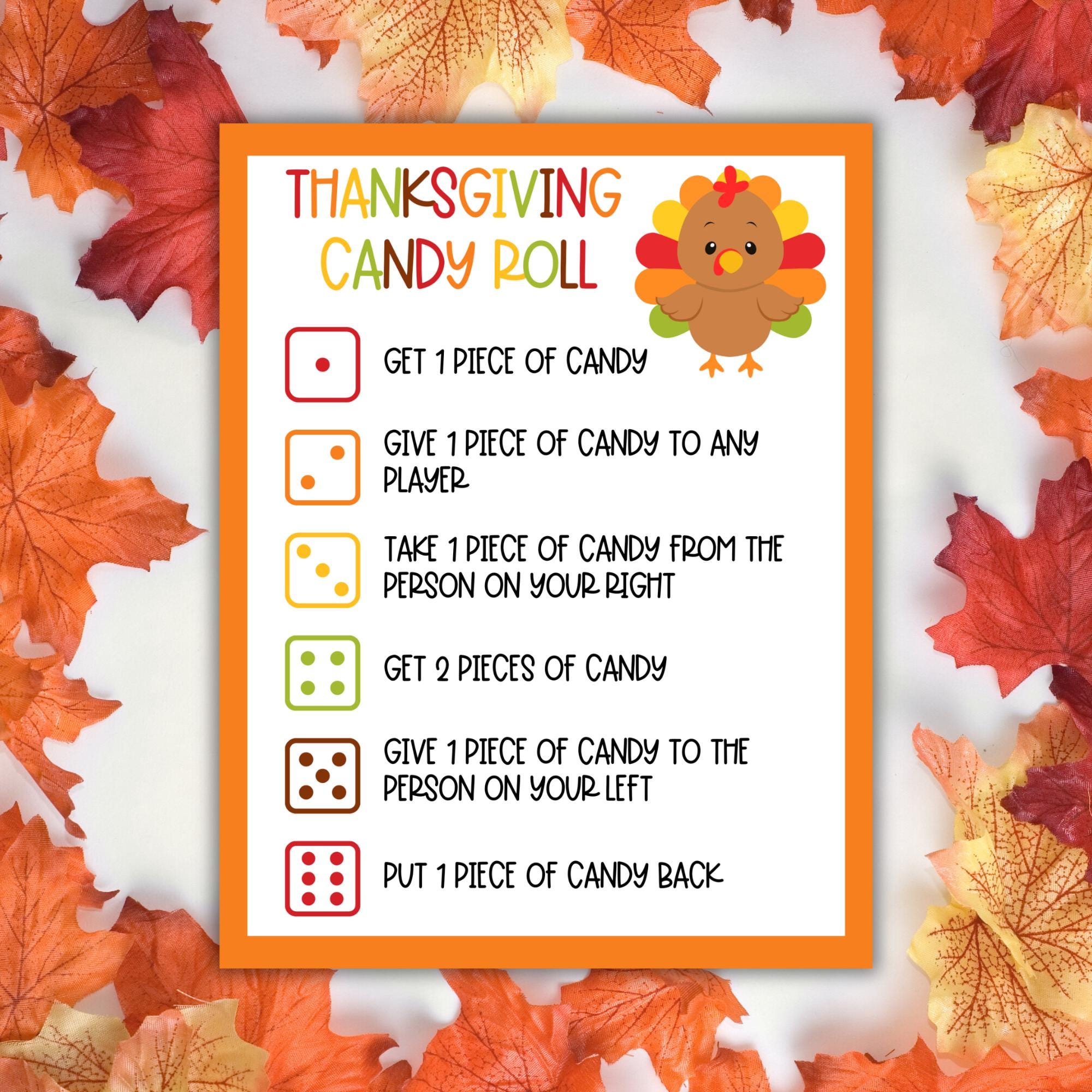 Printable Thanksgiving Game - Instant Download - Etsy