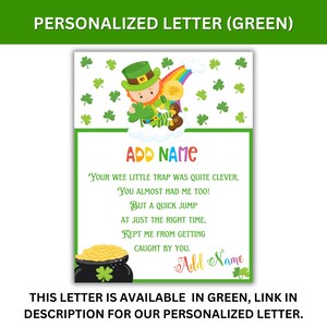Personalized Leprechaun Letter | Custom St. Patrick’s Day Note ...
