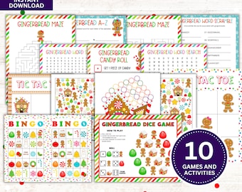 What is Your Gingerbread Name Kids & Adults Holiday Party - Etsy