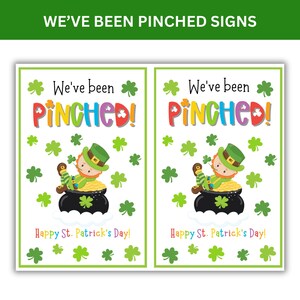 You've Been Pinched Printable | St. Patrick's Day Game | Instant ...