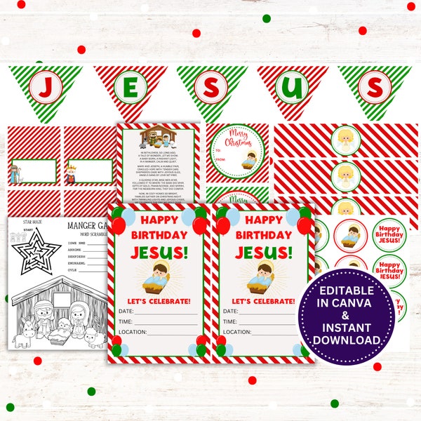 Happy Birthday Jesus - Etsy