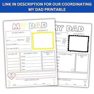 All About My Mom Printable: Mother's Day Activity for Kids (PDF) - Etsy